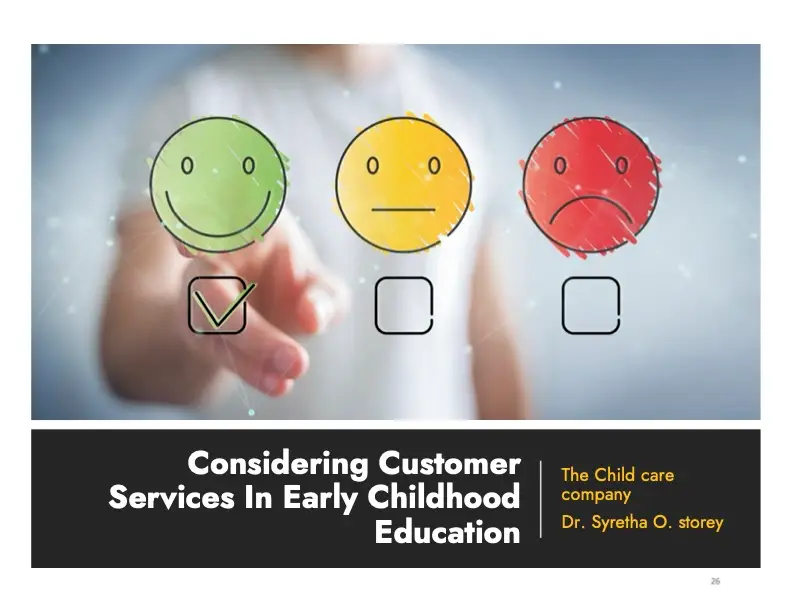 Considering Customer Service In Early Childhood Education - The Child ...